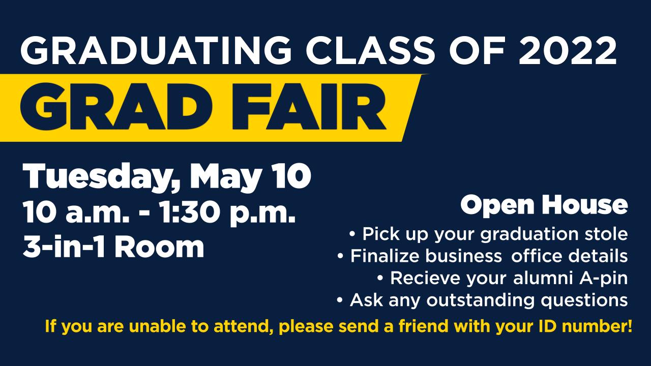 Full Commencement Event Schedule